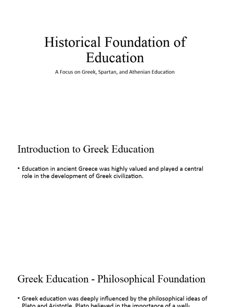 Historical Education Presentation | PDF