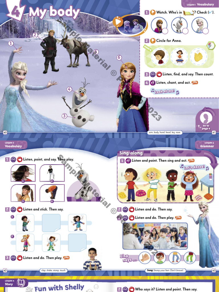 My Disney Stars and Heroes STR U4 Frozen - Students Book | PDF