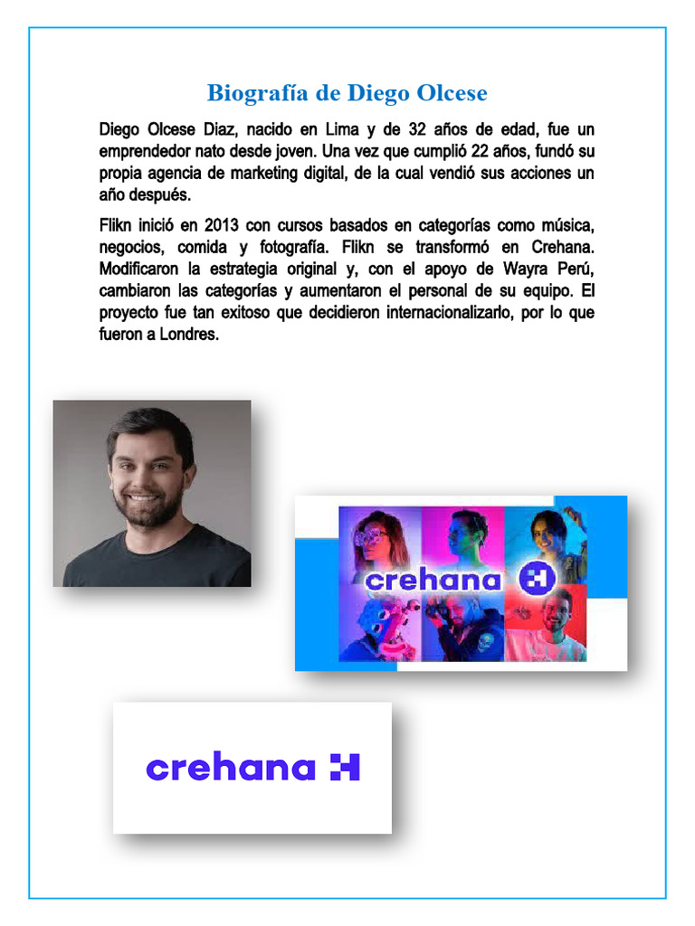 Biografía de Diego Olcese | PDF