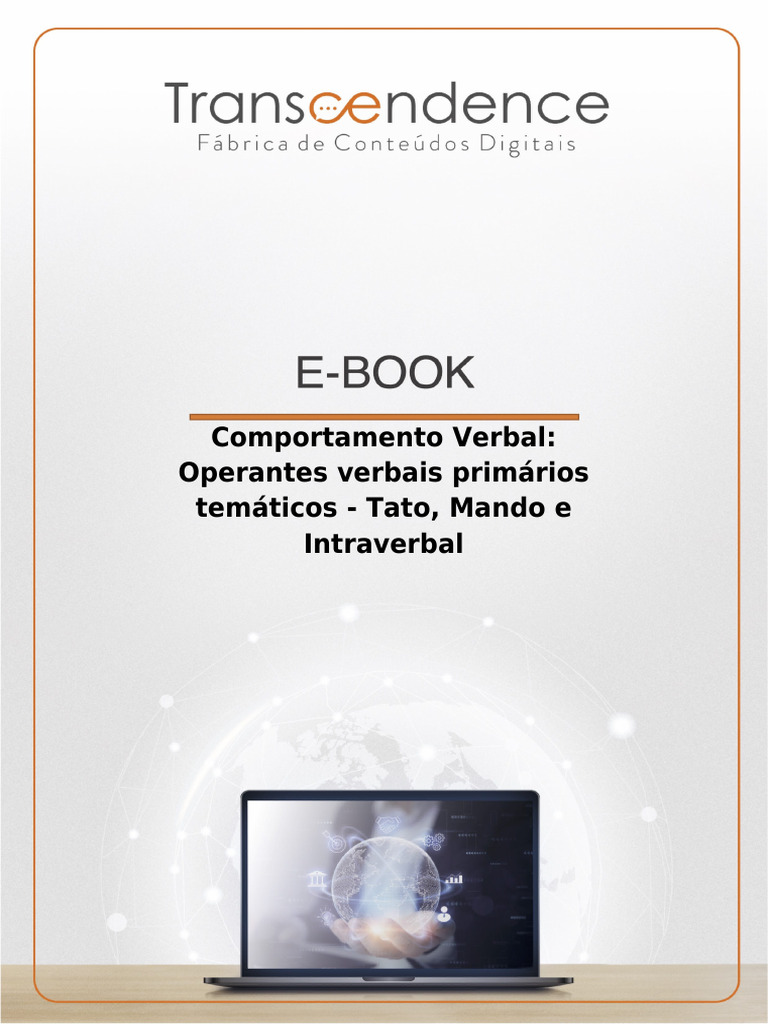 Ebook - Comportamento Verbal Operantes Verbais Primários Temáticos ...