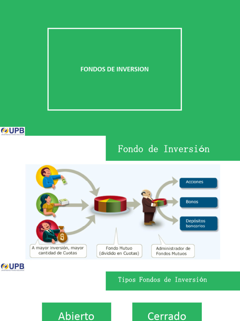 Fondos De Inversion Pdf Fondo De Inversión Gestión De Inversiones