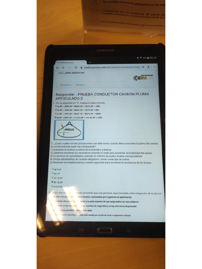 Prueba Camión Pluma Ceim | PDF