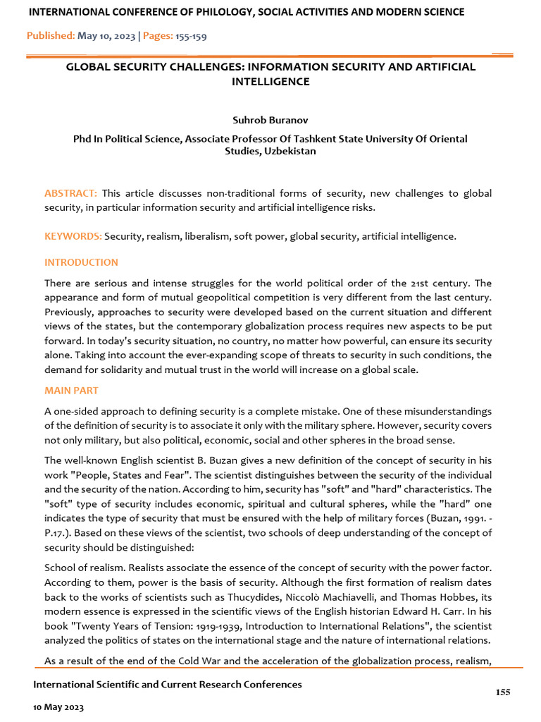 37 155 159 (N) Global+security | PDF | International Relations ...
