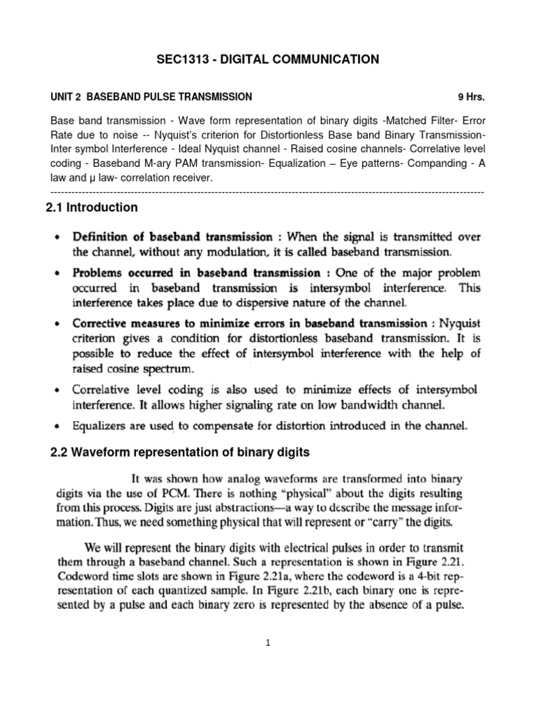 Unit 2 | Download Free PDF | Modulation | Telecommunications Engineering