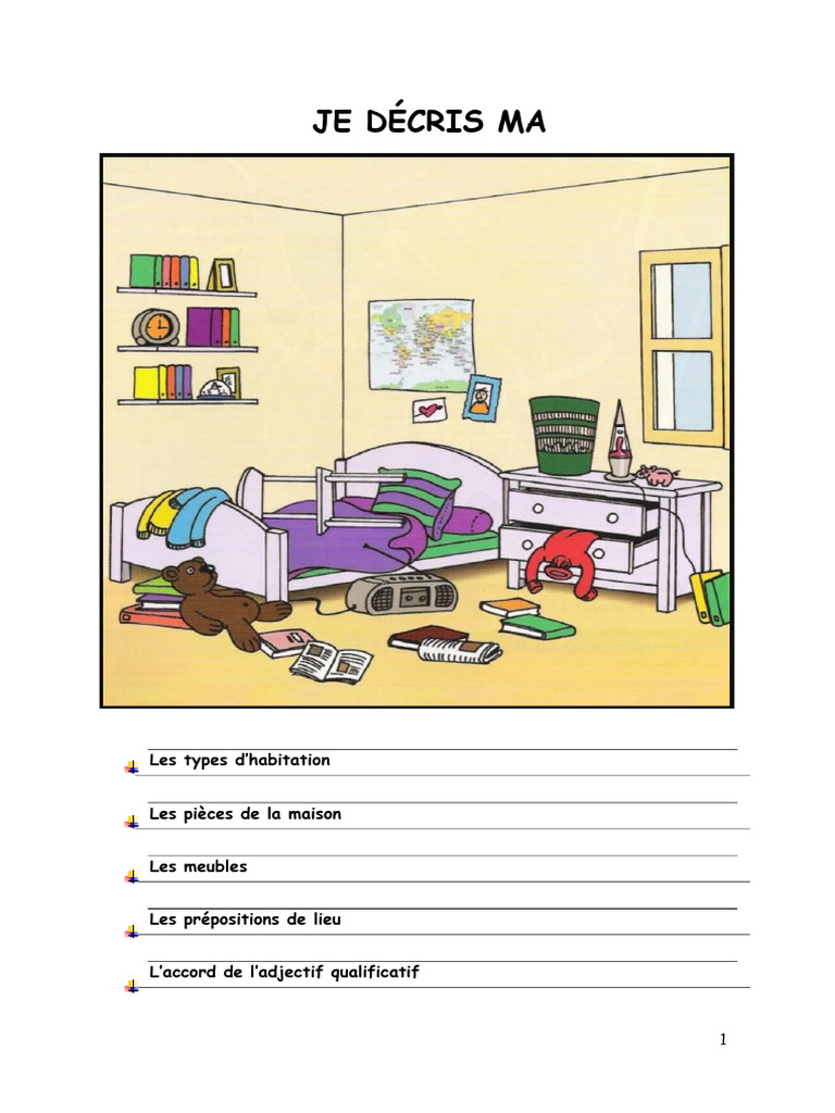 Description de ma maison en FLE | PDF | Linguistique