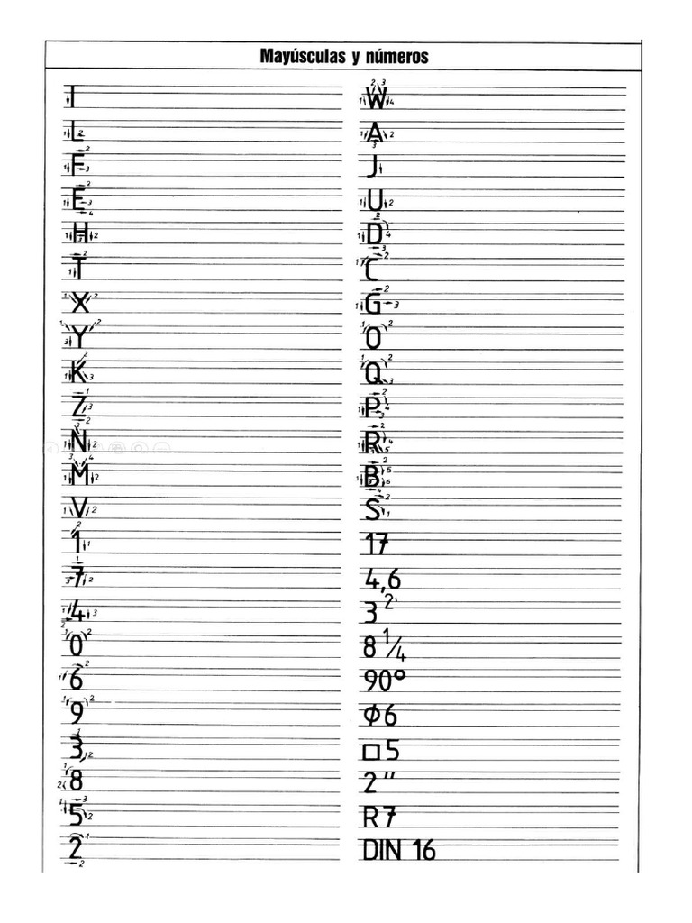 01 Letras Normalizadas-1 | PDF