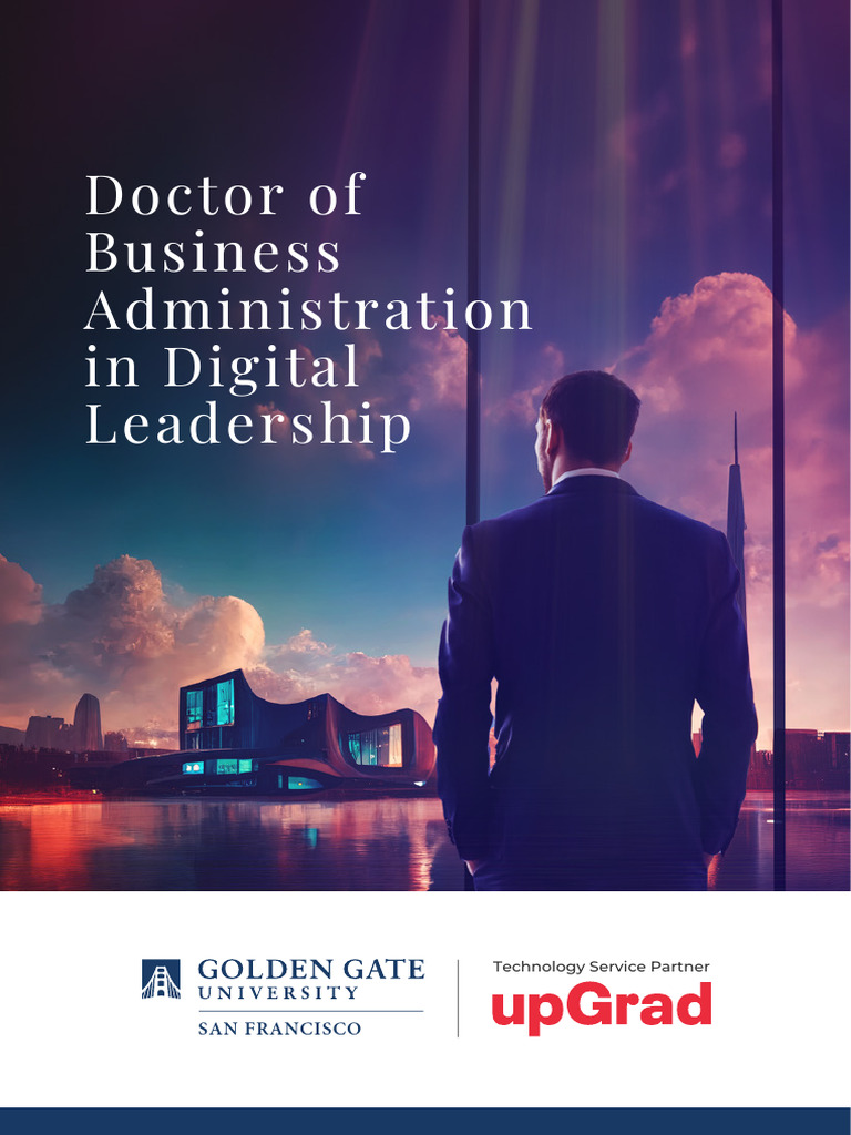 GGU DBA Digital Leadership Brochure | PDF | Leadership | Methodology