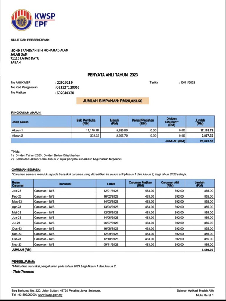 Get Statement PDF | PDF