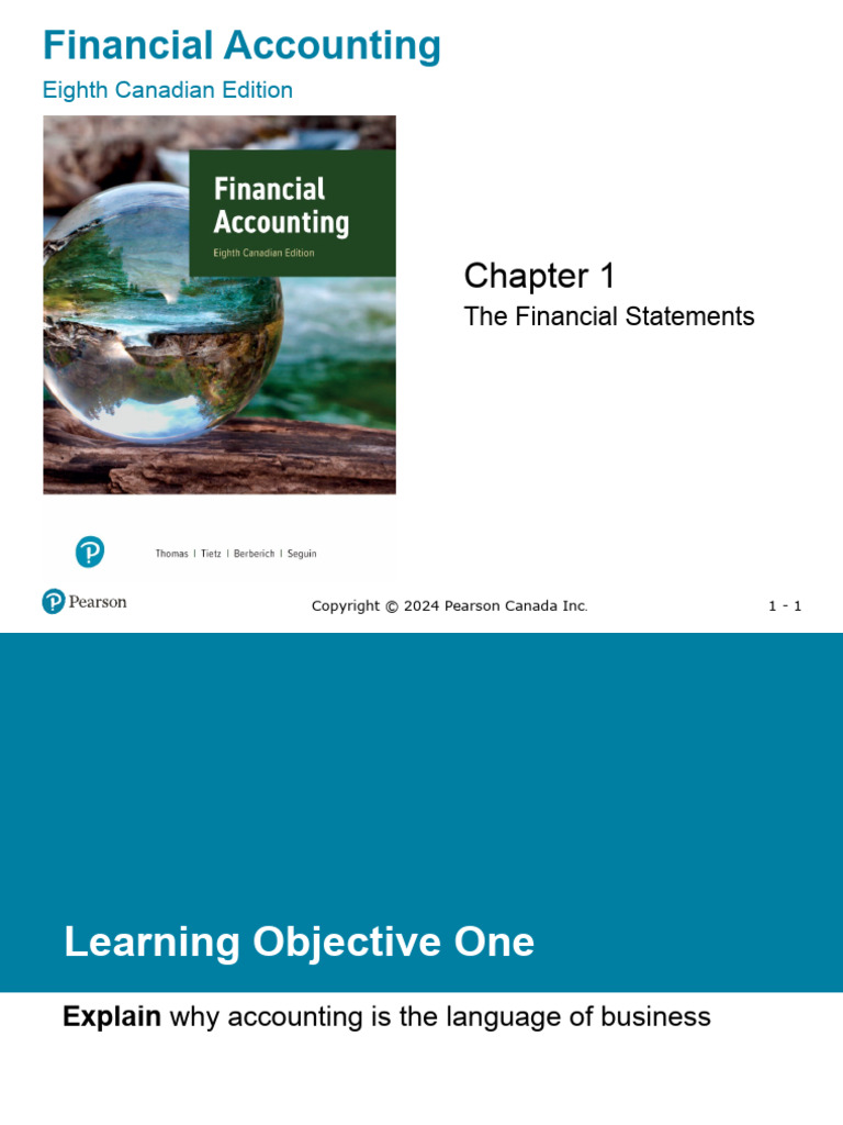 Powerpoint Chapter 1 | PDF | Balance Sheet | Retained Earnings
