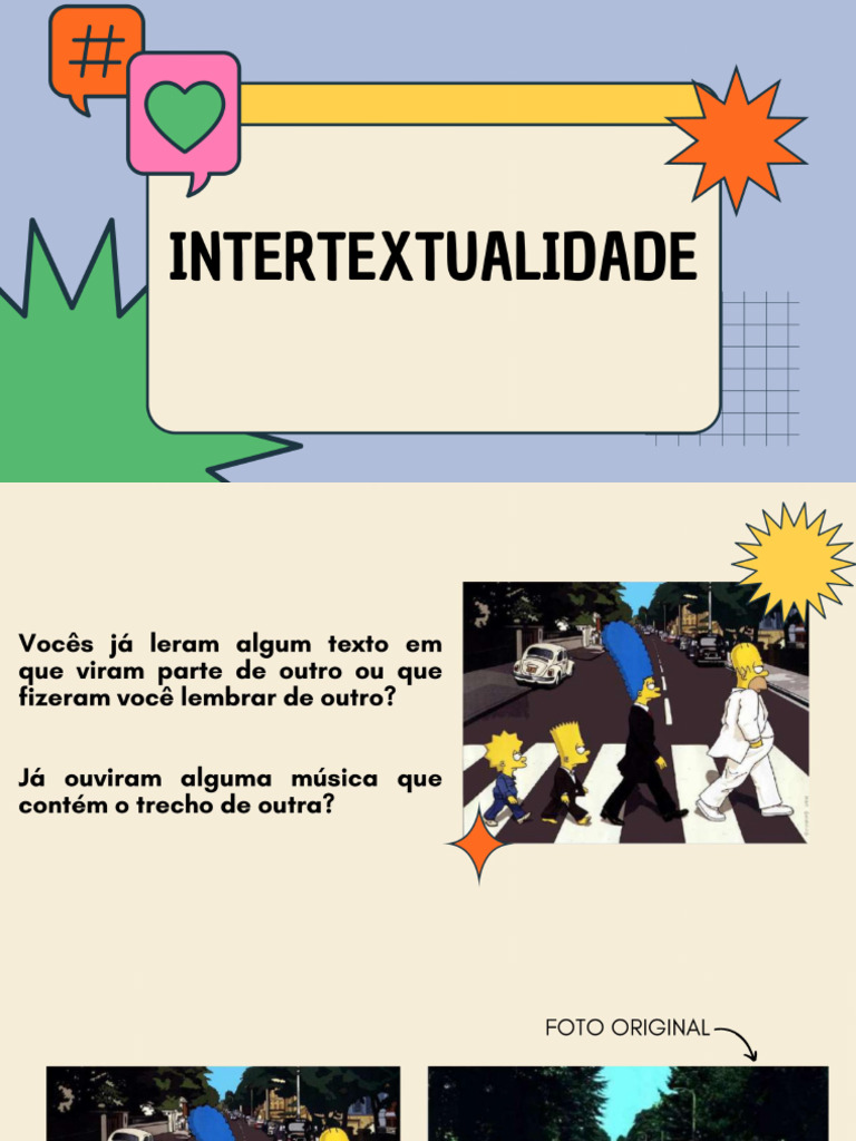 slides_intertextualidade_anos finais | PDF