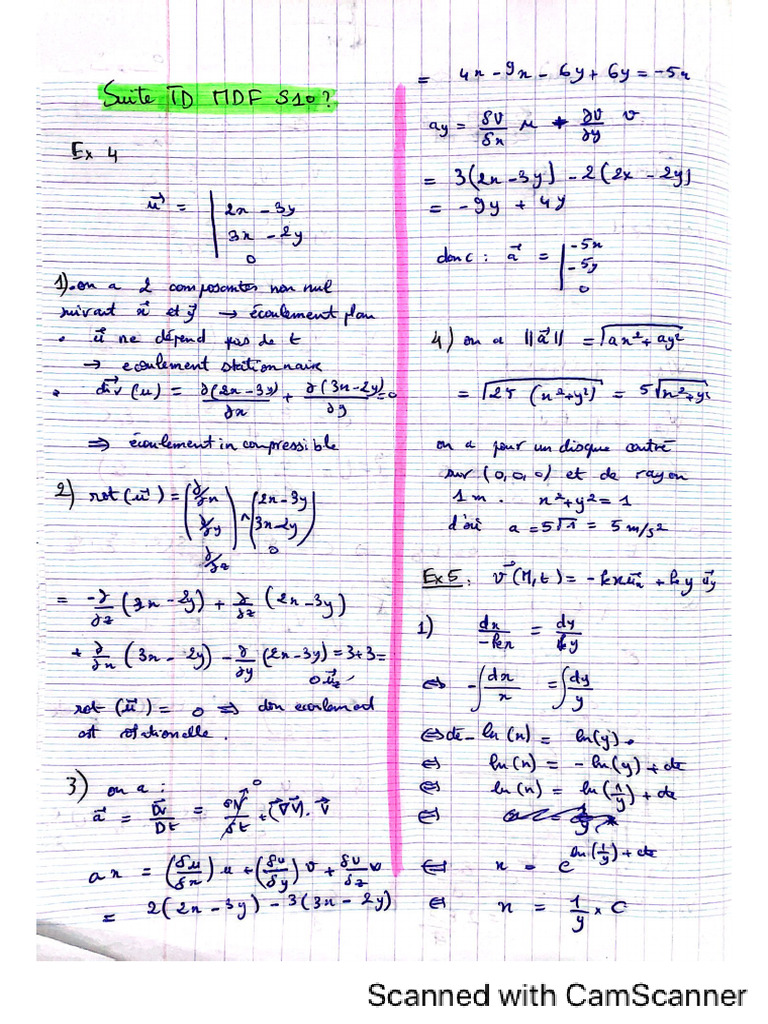 MDF TD1 Cinemat Corr 4-5-6 | PDF