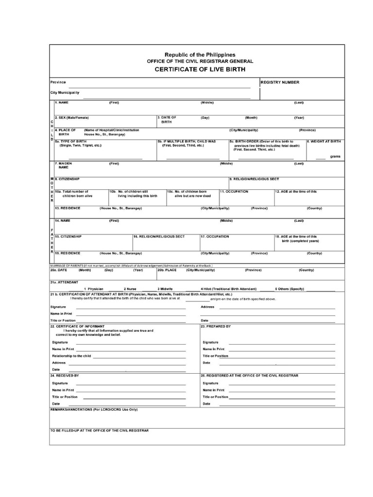 Colb Form | PDF