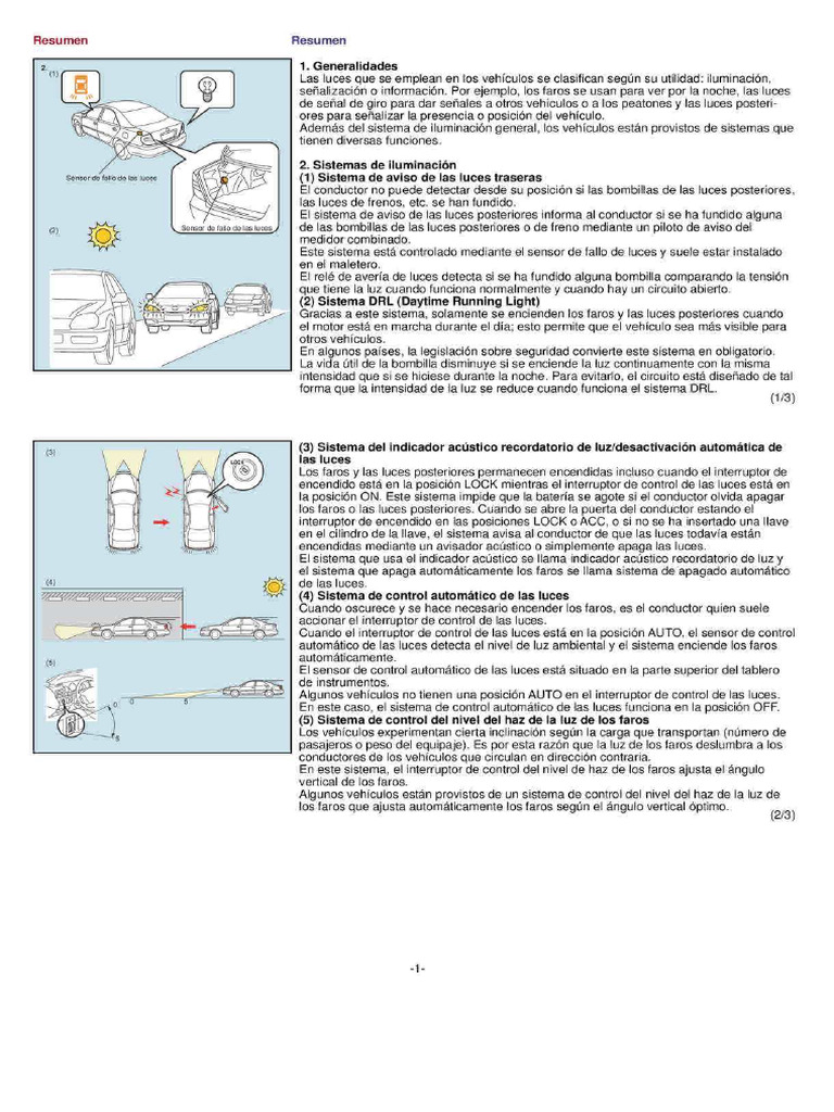 Sistema de Luces | PDF