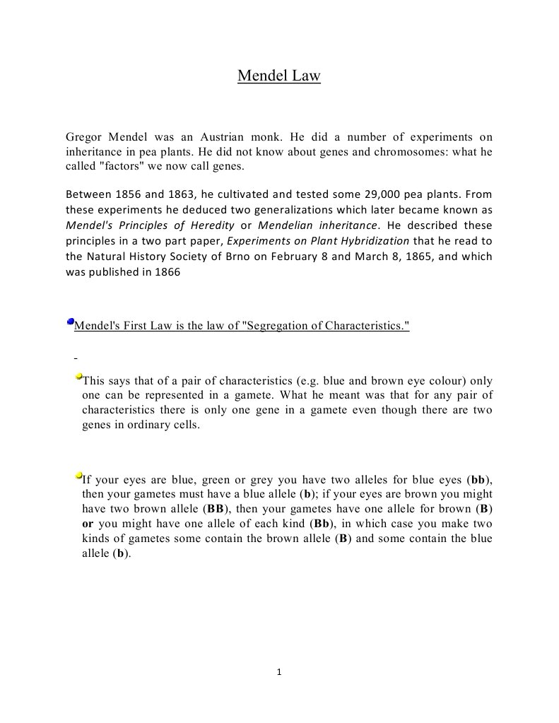 Gregor Mendel | PDF | Dominance (Genetics) | Genetics