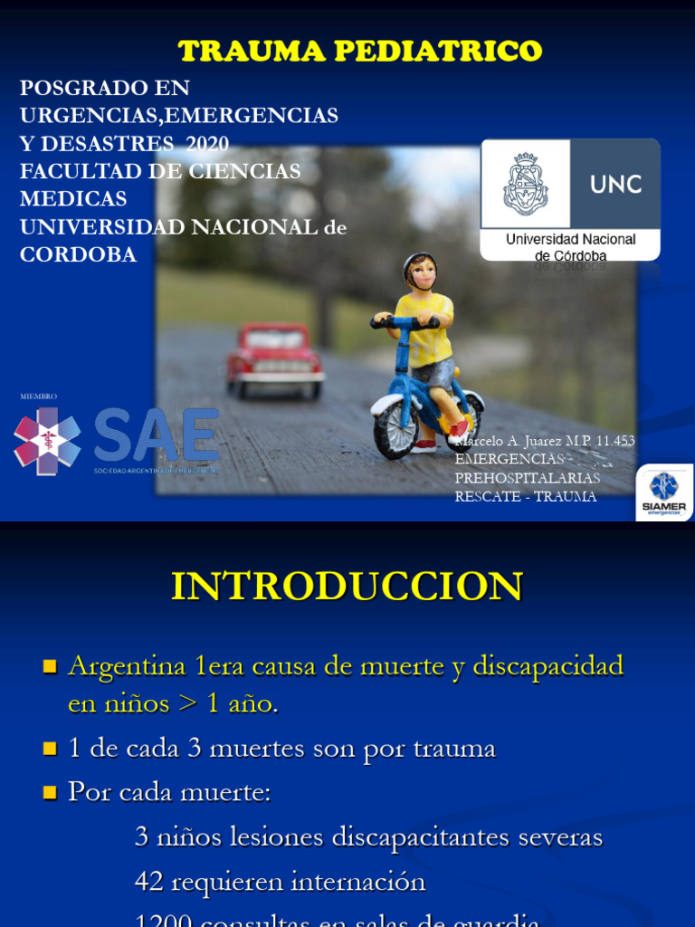 Clase - Trauma Pediatrico Guias PAls | Descargar gratis PDF ...