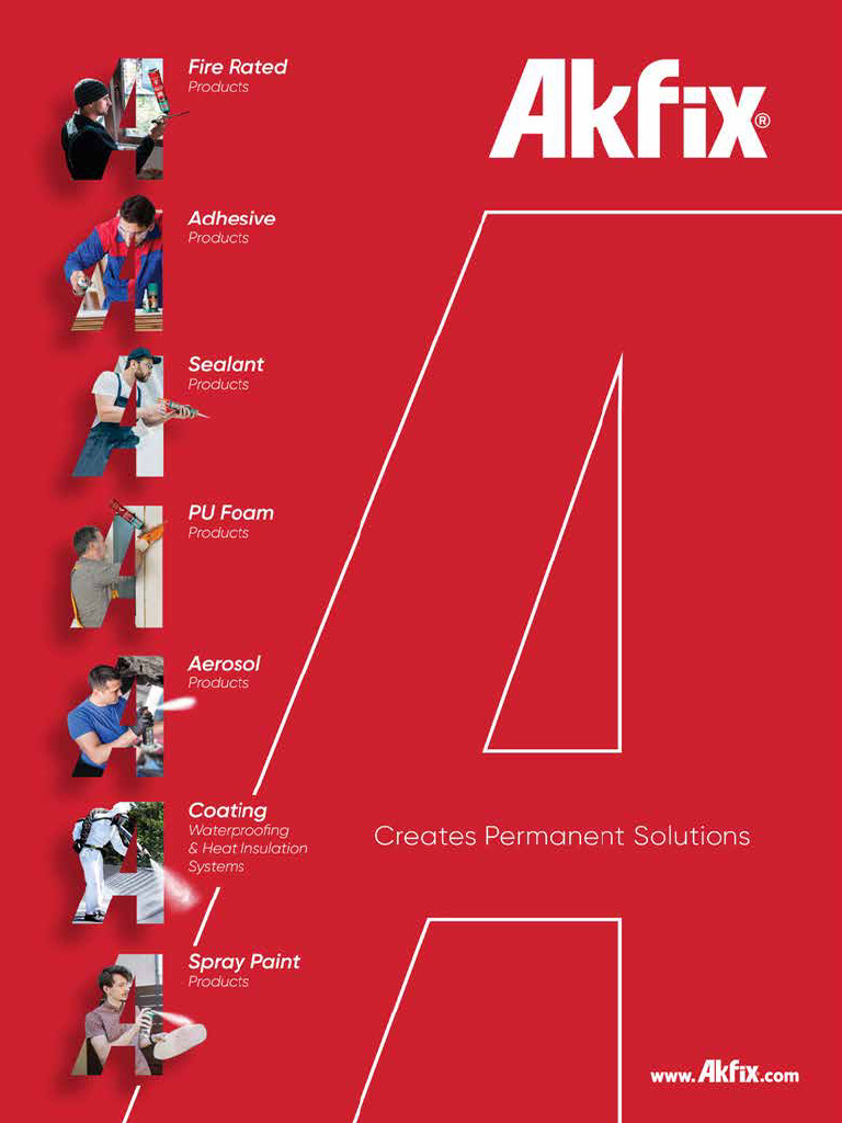 Akfix Eng Technical Catalog 2021 | PDF | Adhesive | Polyurethane