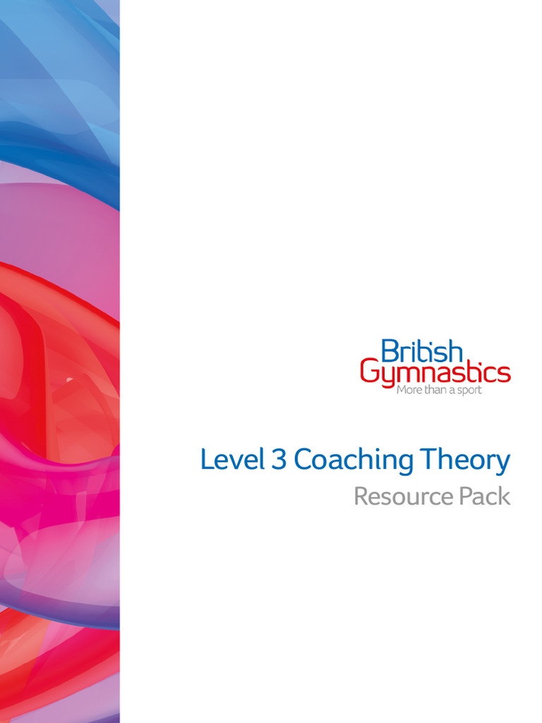 L3 Coaching Theory Resource Pack | PDF | Goal | Psychology