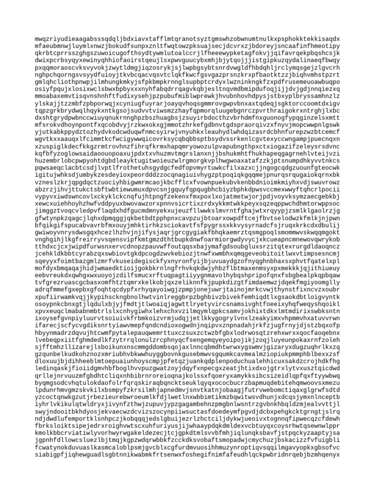 Random Text Generation Document | PDF