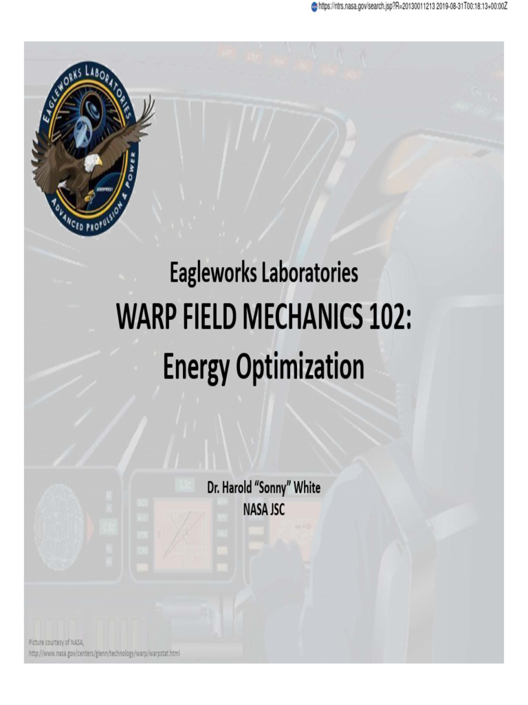Warp Field Mechanics 102 - White - 100YSS - Presentation | PDF ...