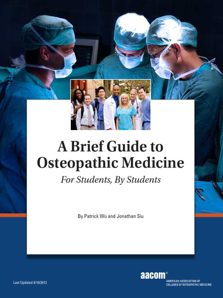 A Brief Guide To Osteopathic Medicine | PDF | Doctor Of Medicine ...