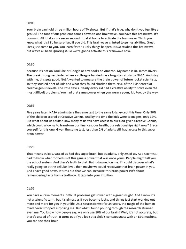 The Genius ... | PDF | Insight | Mind