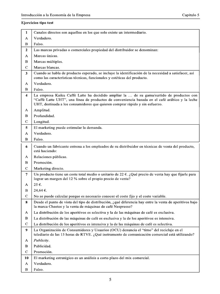T5 Test | PDF