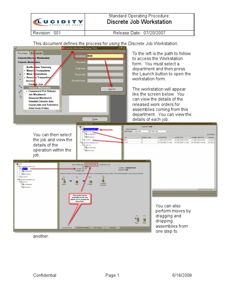 Discrete Job WIP Oracle Apps | PDF | Computing | Software