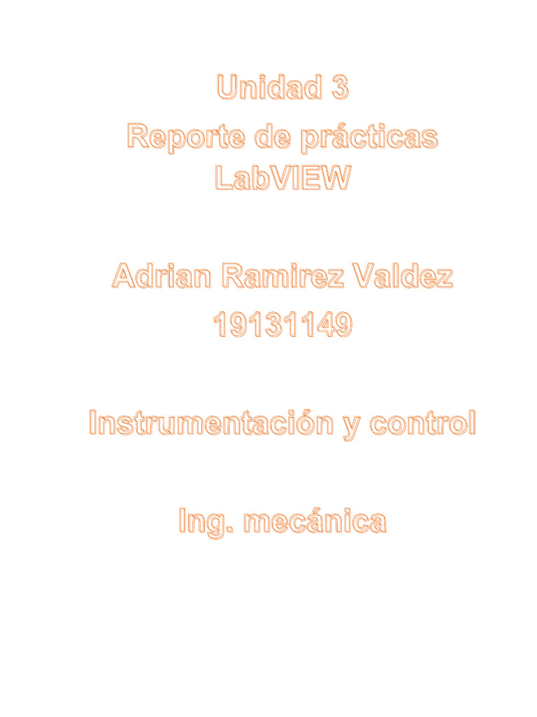 Practicas Labview U3 | PDF | Informática