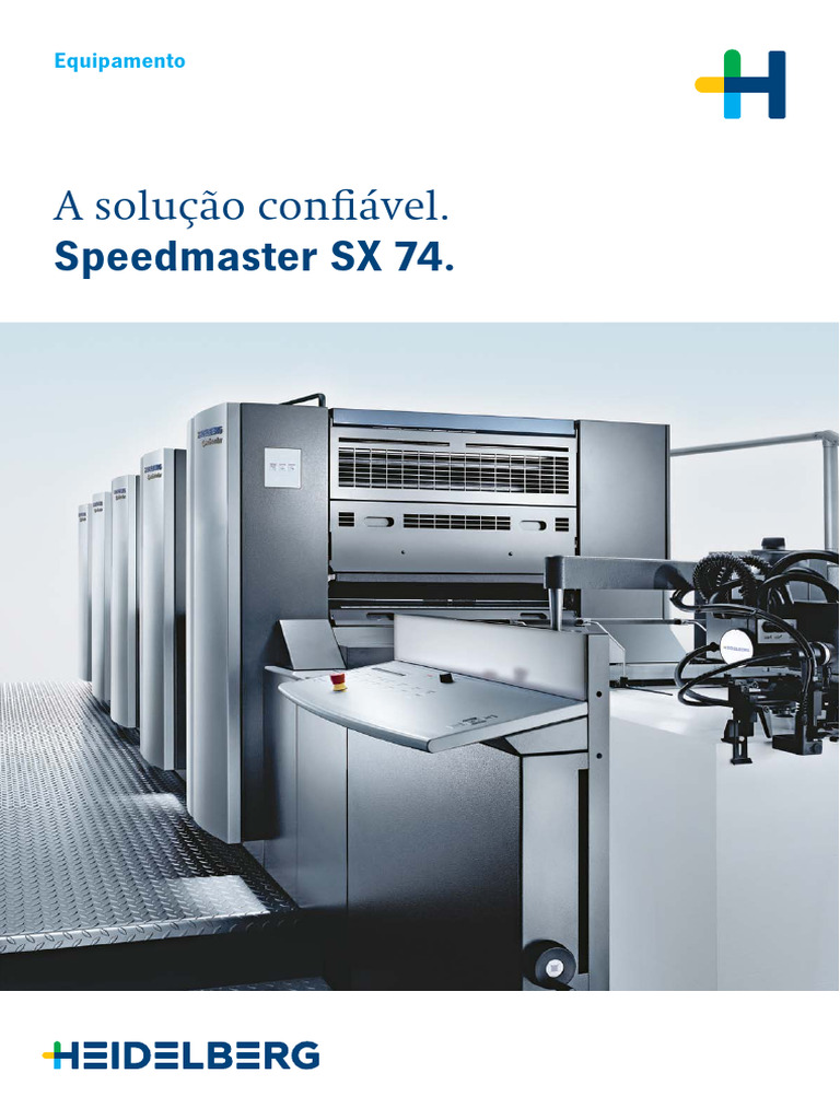 Catalogo Speedmaster SX74 PT | PDF | Impressão | Impressora (informática)
