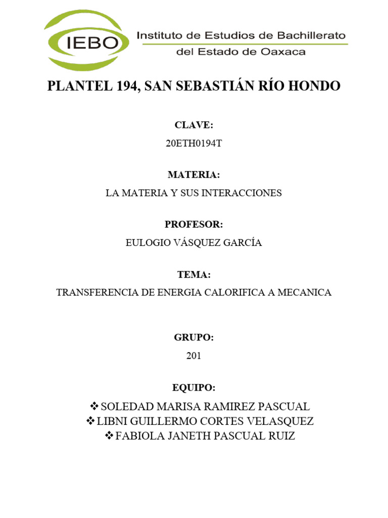 Logotipo De Iebo Oaxaca