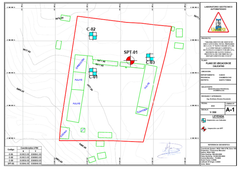 01.plano de Ubicacion | PDF | Cartografía | Geodesia