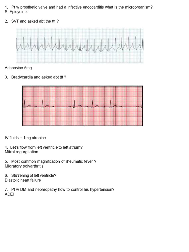 Internal Medicine Midterm 2023-2024 | Download Free PDF | Blood Pressure | Heart Failure