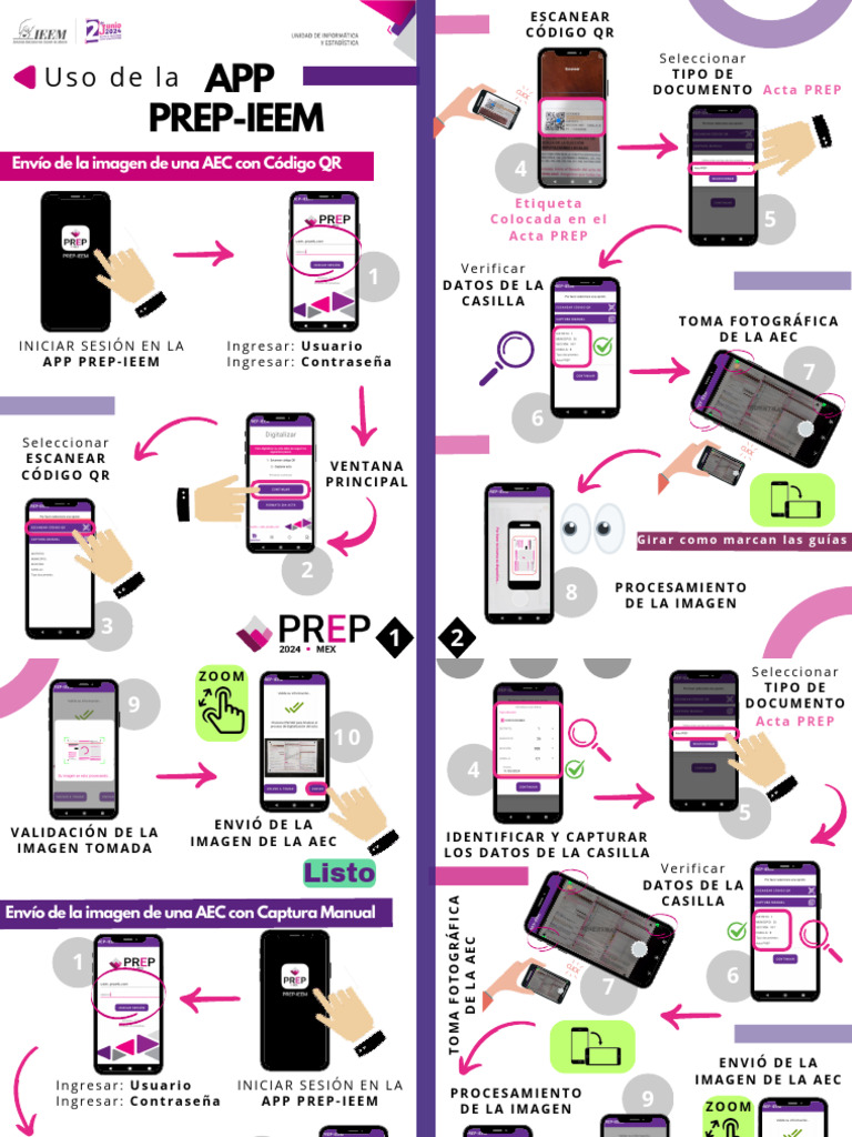 Uso App Prep Ieem 2024 Tríptico | PDF | Informática | Software