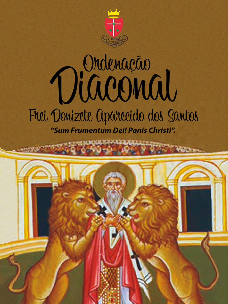Ordenação Diaconal Frei Donizete 2024 | PDF
