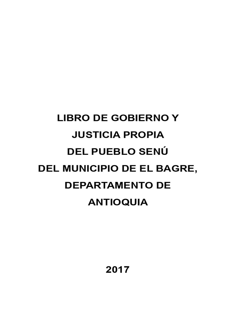 Libro de Gobierno y Justicia 01 | PDF | Justicia | Crimen y violencia