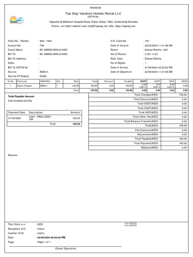 Folio Invoice 15 | PDF | Taxation | Public Finance