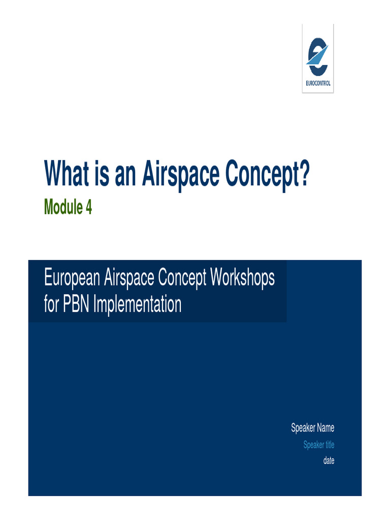 Understanding Airspace Concepts for PBN | PDF | Air Traffic Control ...