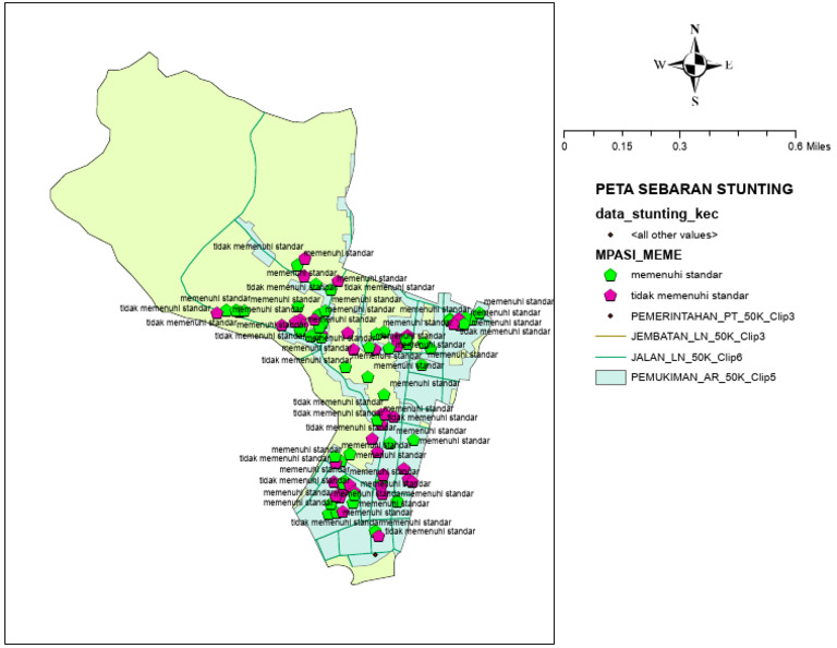 pETA SEBARAN STUNTING MP ASI | PDF