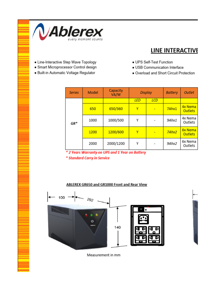Ablerex Banbros Single Phase UPS February 2024 | PDF | Power Supply | Computer Engineering