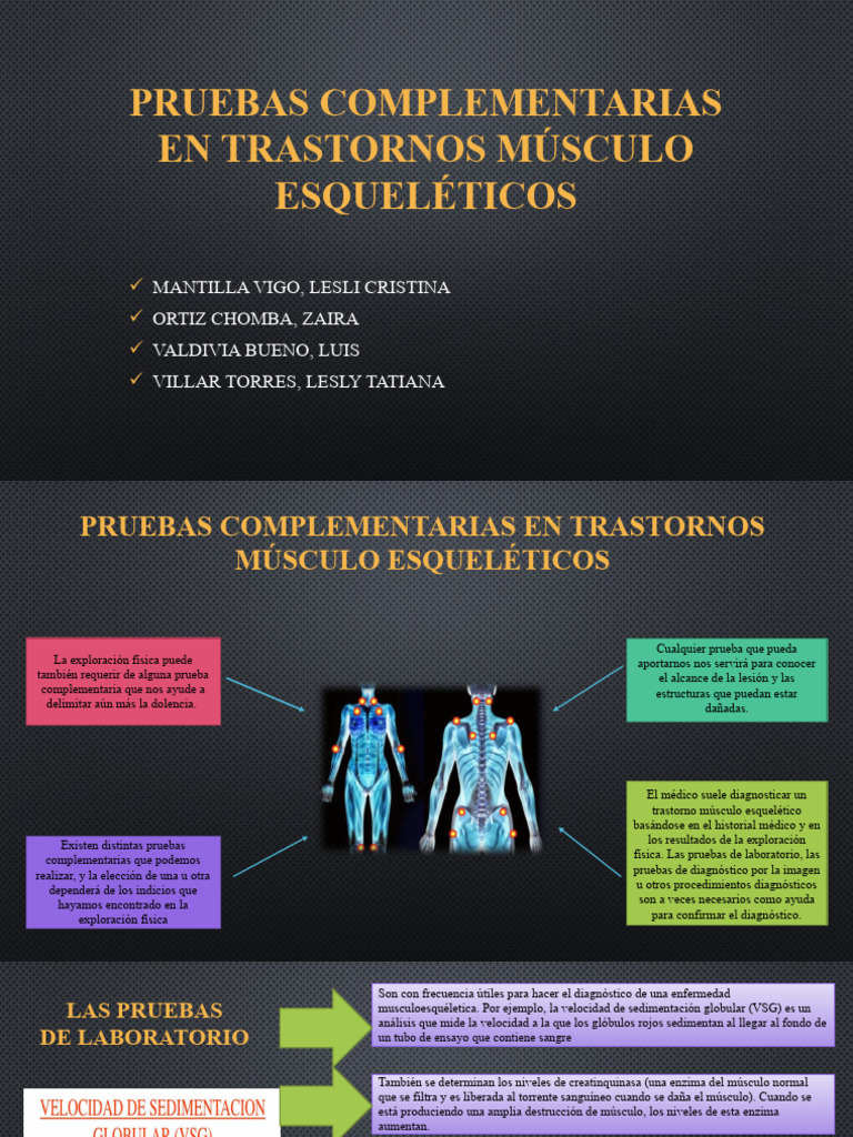 Pruebas Complementarias en Trastornos Músculo Esqueléticos | PDF | Ct Scan | Nervio