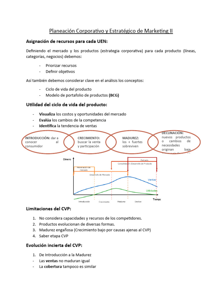 Resumen PPT 3 | PDF | Producto (Negocio) | Marketing