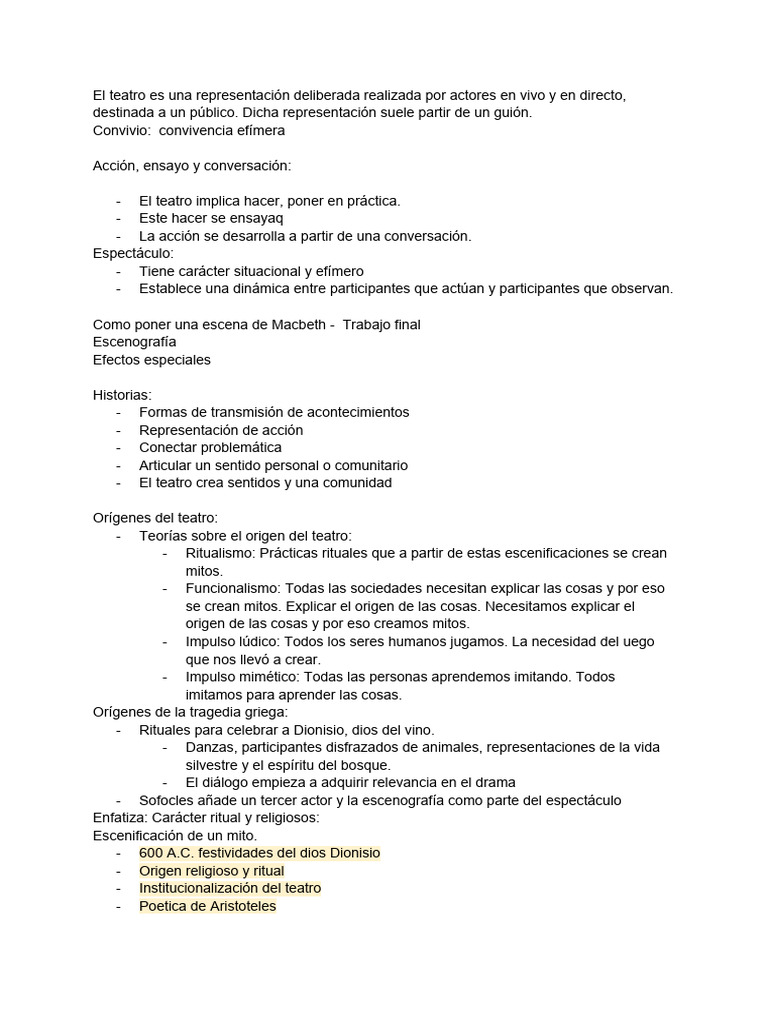 Teatro | PDF | Tragedia | Teatro