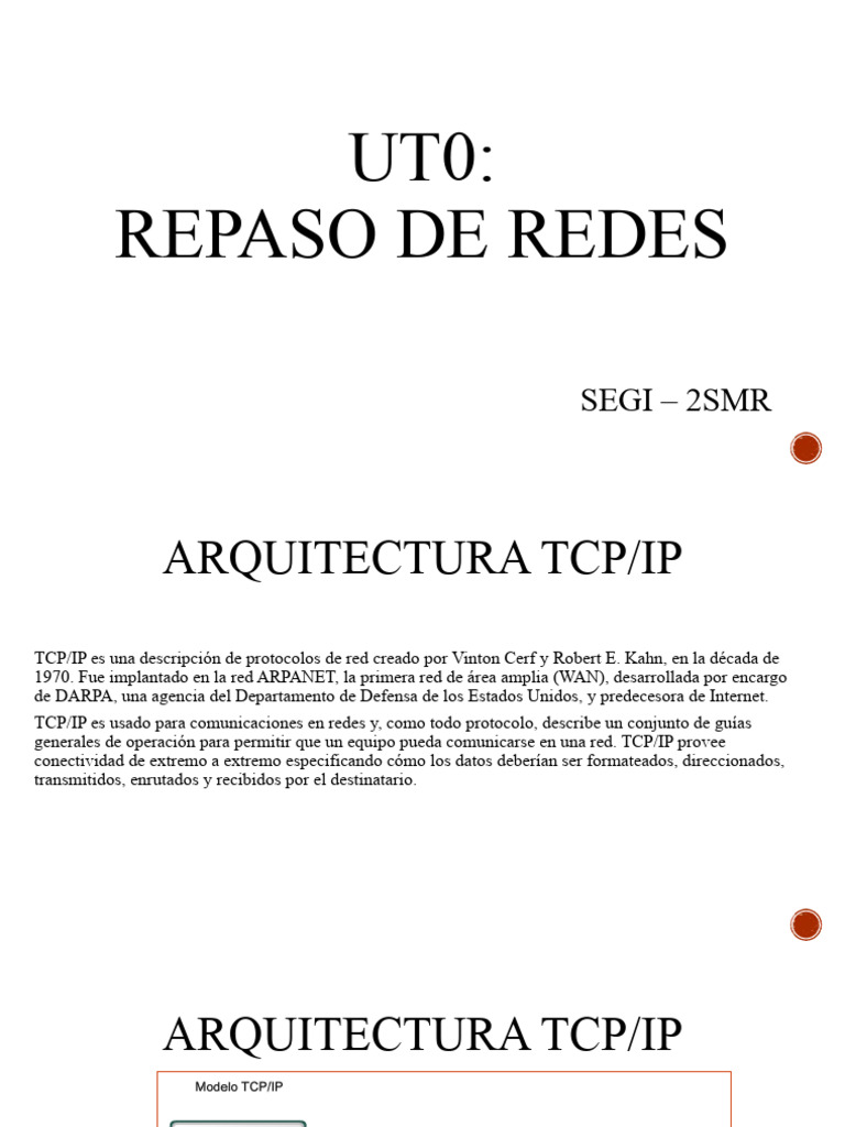 Guía de Protocolos de Red TCP/IP | PDF | Protocolos de internet | Conjunto de protocolos de internet