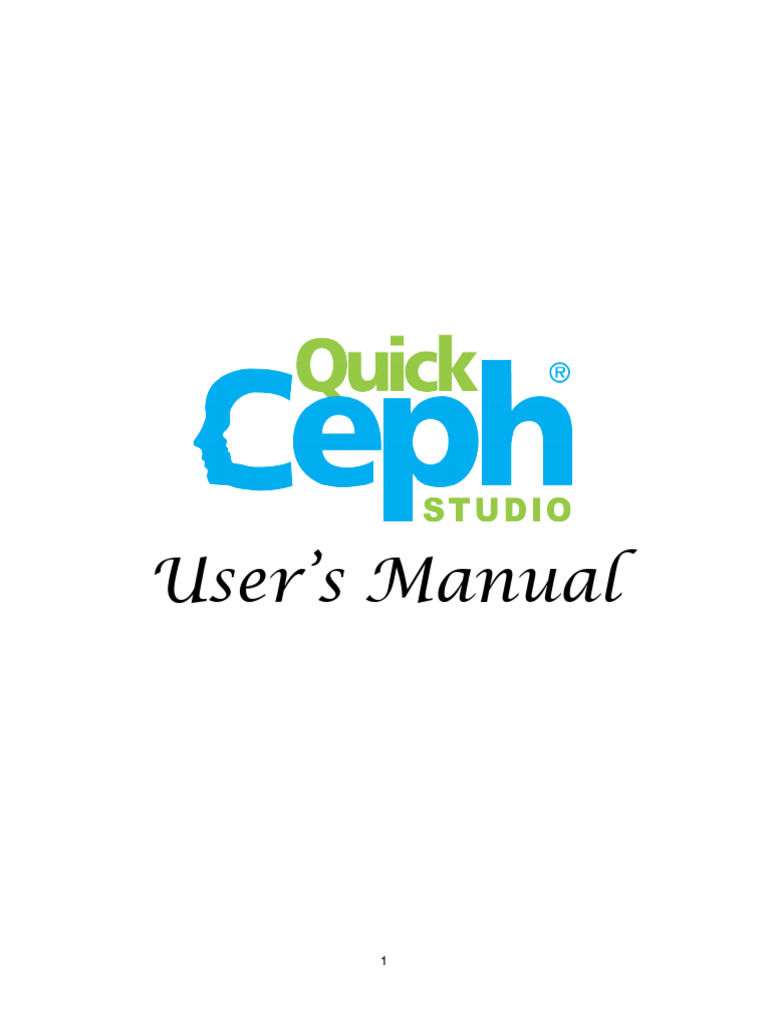 Quick Ceph Studio Manual | Download Free PDF | Icon (Computing) | Image Scanner