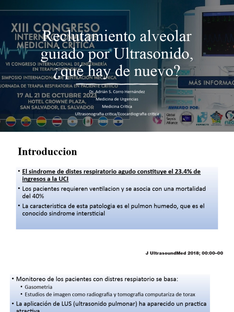 Reclutamiento Alveolar Guiado Por USG | PDF | Cuidado de la salud | Medicina