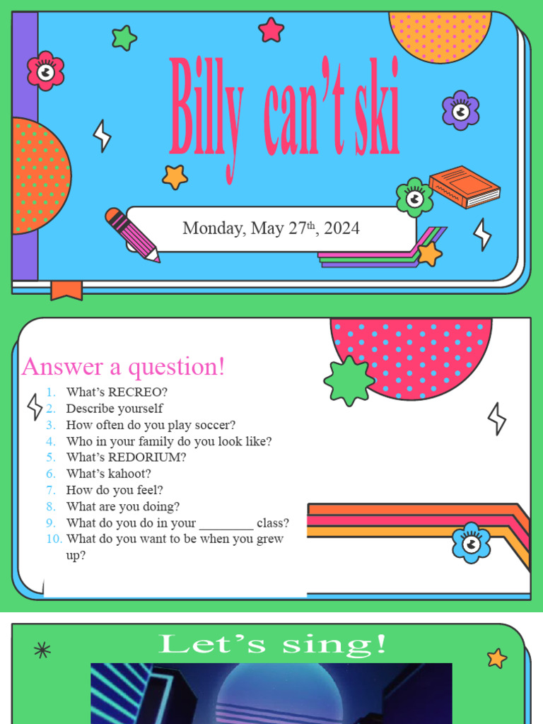 Junior School 1st Grade Presentation Maay 27-31 | PDF | Language Arts ...