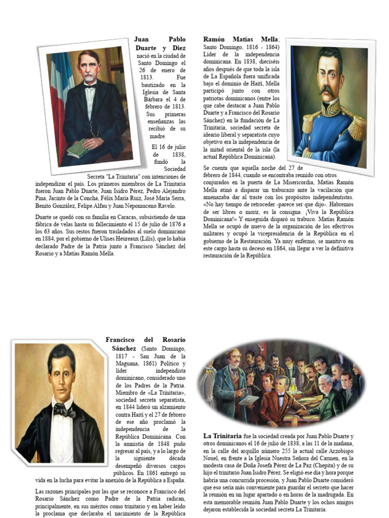 Juan Pablo Duarte y la Independencia Dominicana | PDF