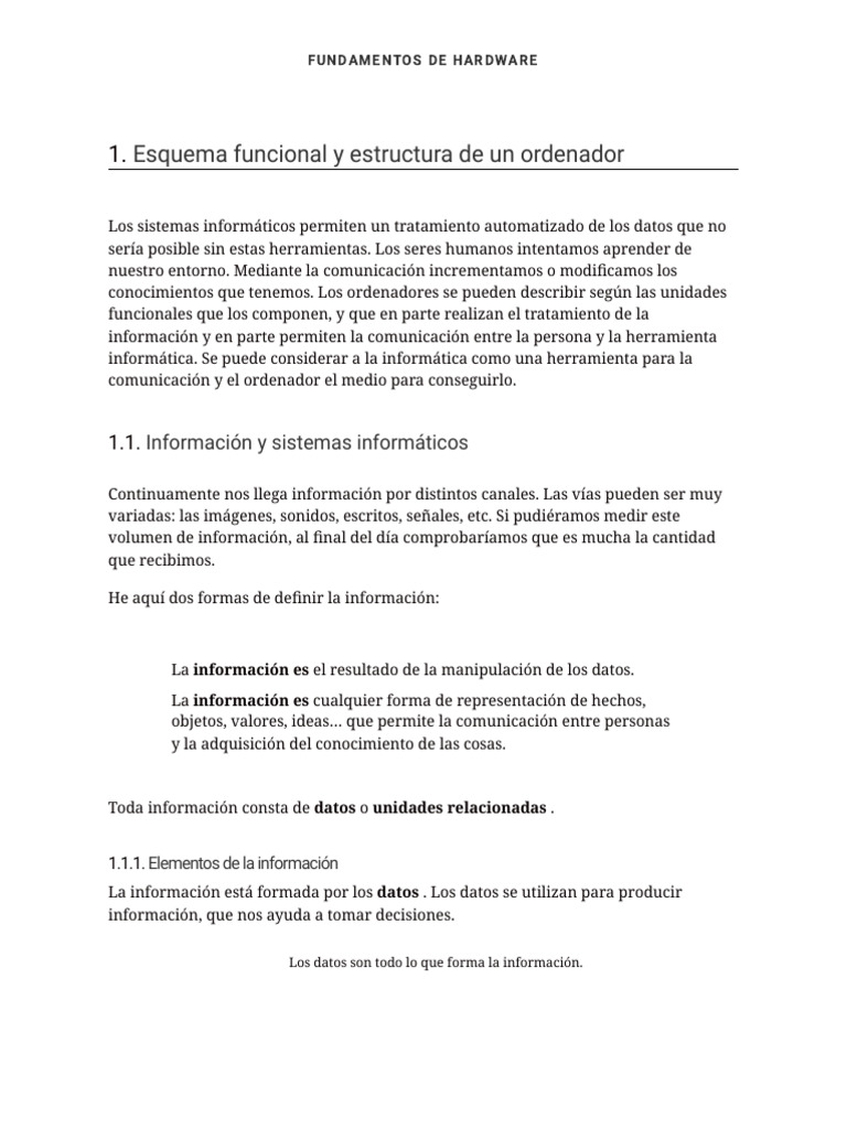 Fundamentos de Hardware | PDF