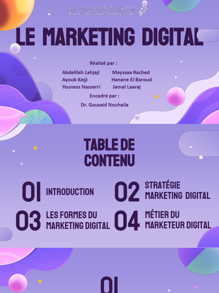 Marketing Digital : Stratégies et Outils | PDF | Réseaux sociaux ...