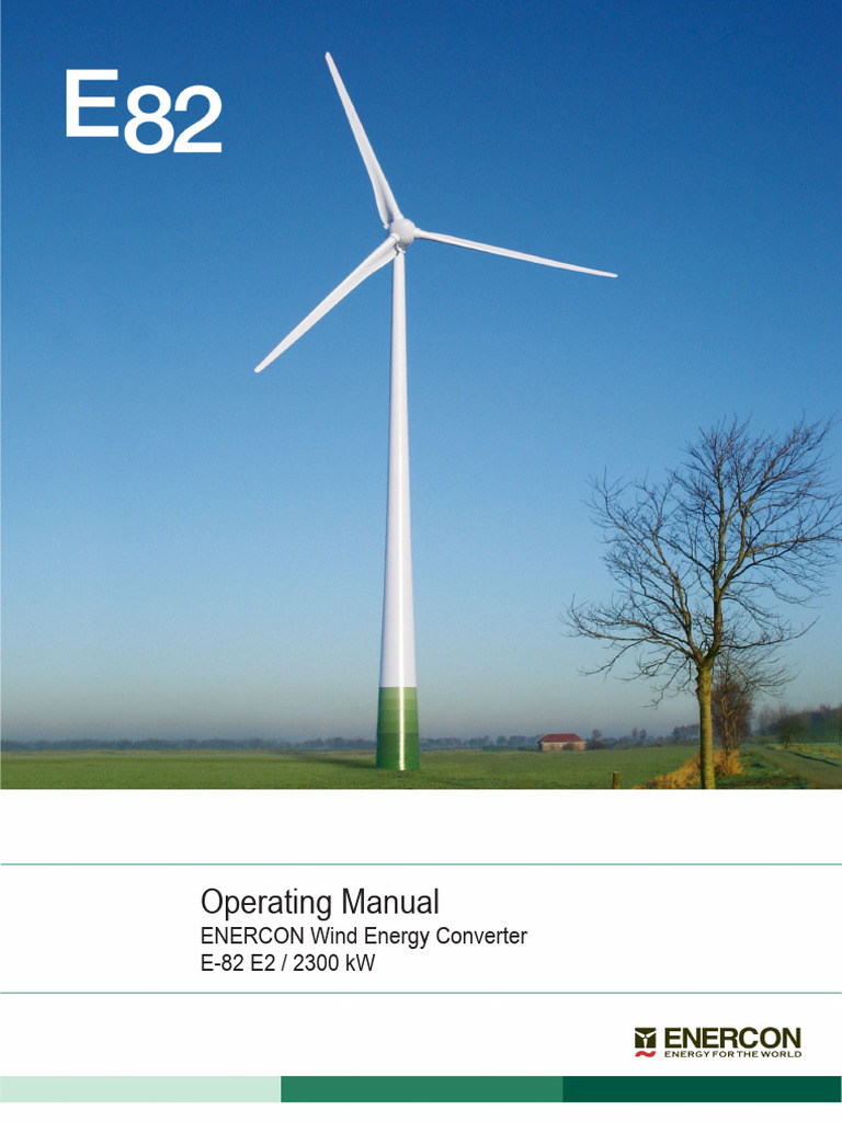 Enercon E 82 Operating Manual | PDF | Power Supply | Personal ...